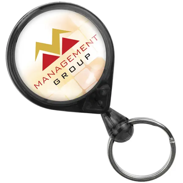 Black Mini-Bak with Key Ring End Fitting | Mini Bak Reels