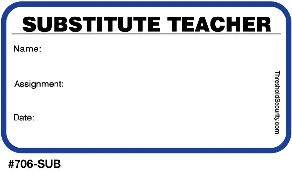 Small Badge Sign-In Book (50 pages/book)