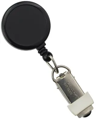 Round Max Label Reel With Card Clamp And Slide Clip