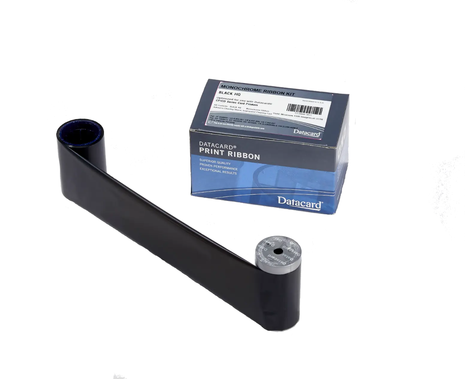 Entrust Graphics Monochrome Ribbon Kit, White - 1500 prints