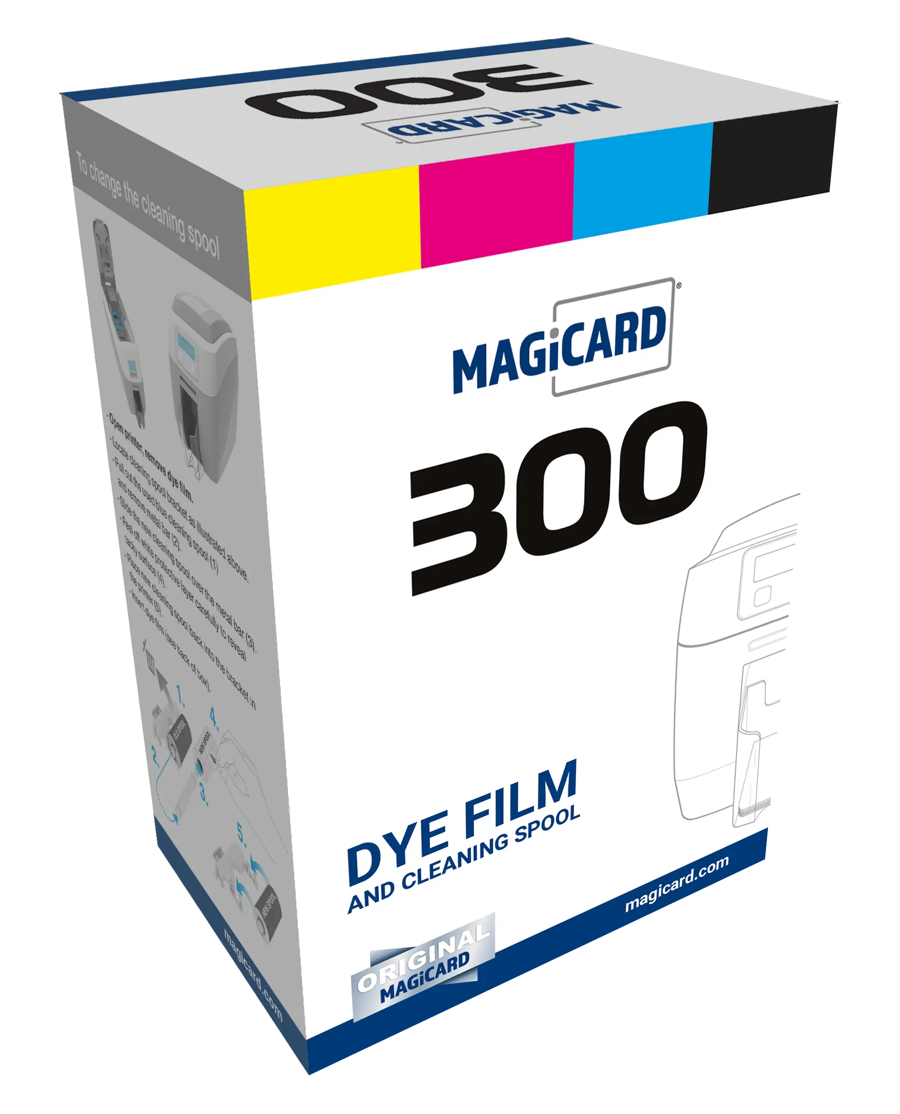 YMCKO Ribbon - 300 Prints for Magicard 300