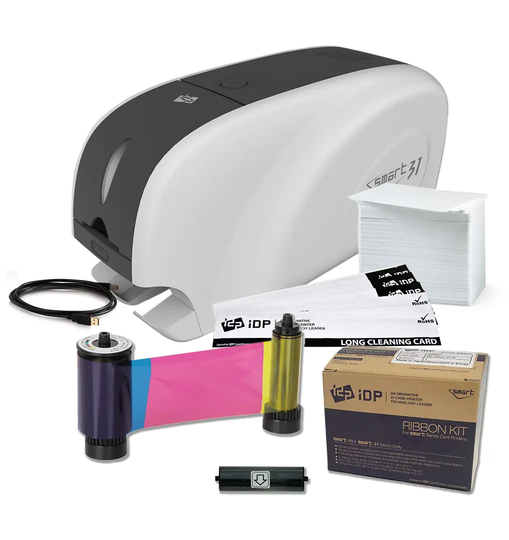 IDP Smart-31S Single Sided ID Card System