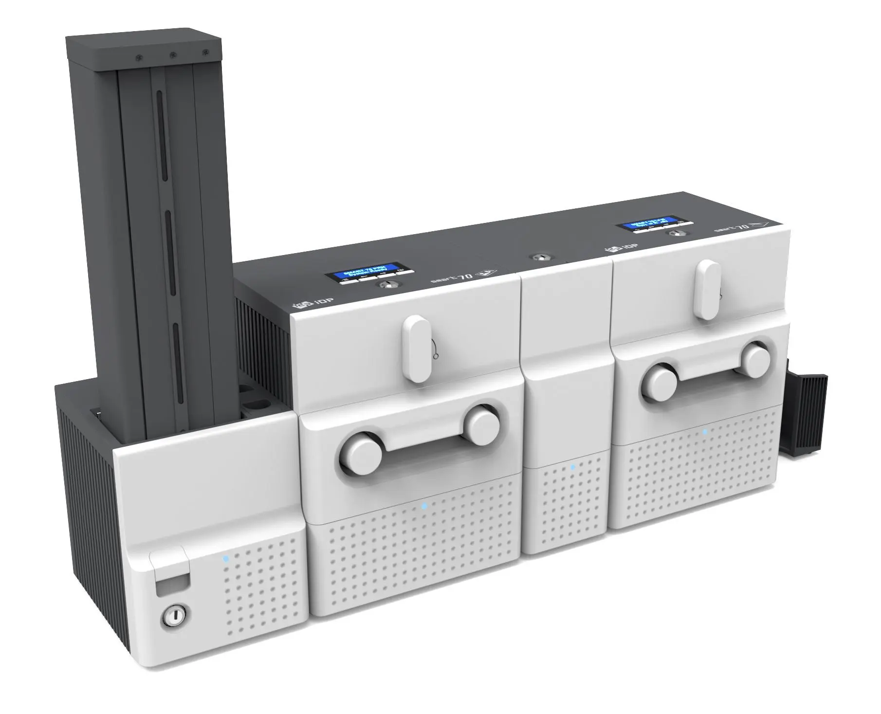 IDP SMART-70 Dual Sided ID Card Printer with Lamination and 100 card ...