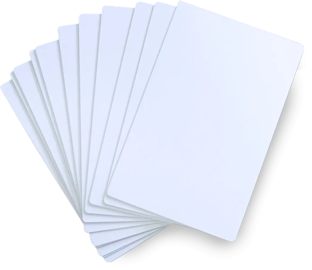 PVC Cards - Inkjet Receptive - No slot, Glossy finish