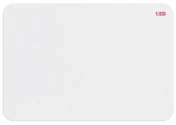 Thermal Printable Large FRONTpart Expiring Timebadge (Half-Day)